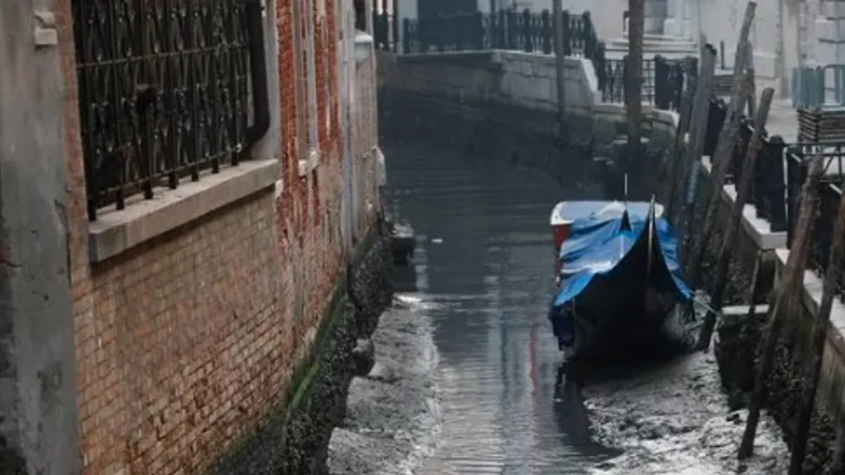 Idén is aszályos nyár lehet Olaszországban, a híres velencei csatornák ...