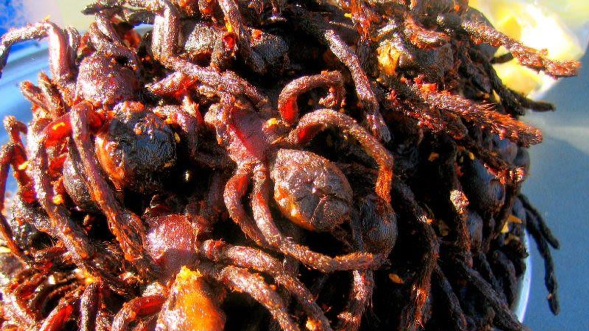 Ezért lett népszerű a sült tarantula - ORIGO