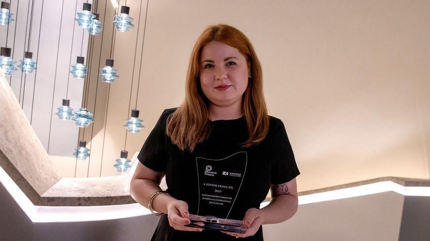Junior Prima díjat kapott Lengyel Emese - ORIGO