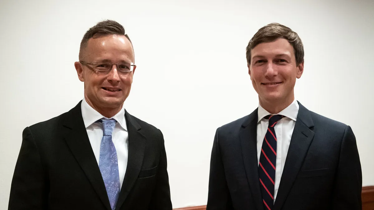 Szijjártó Péter Jared Kushnerrel találkozott New Yorkban - ORIGO