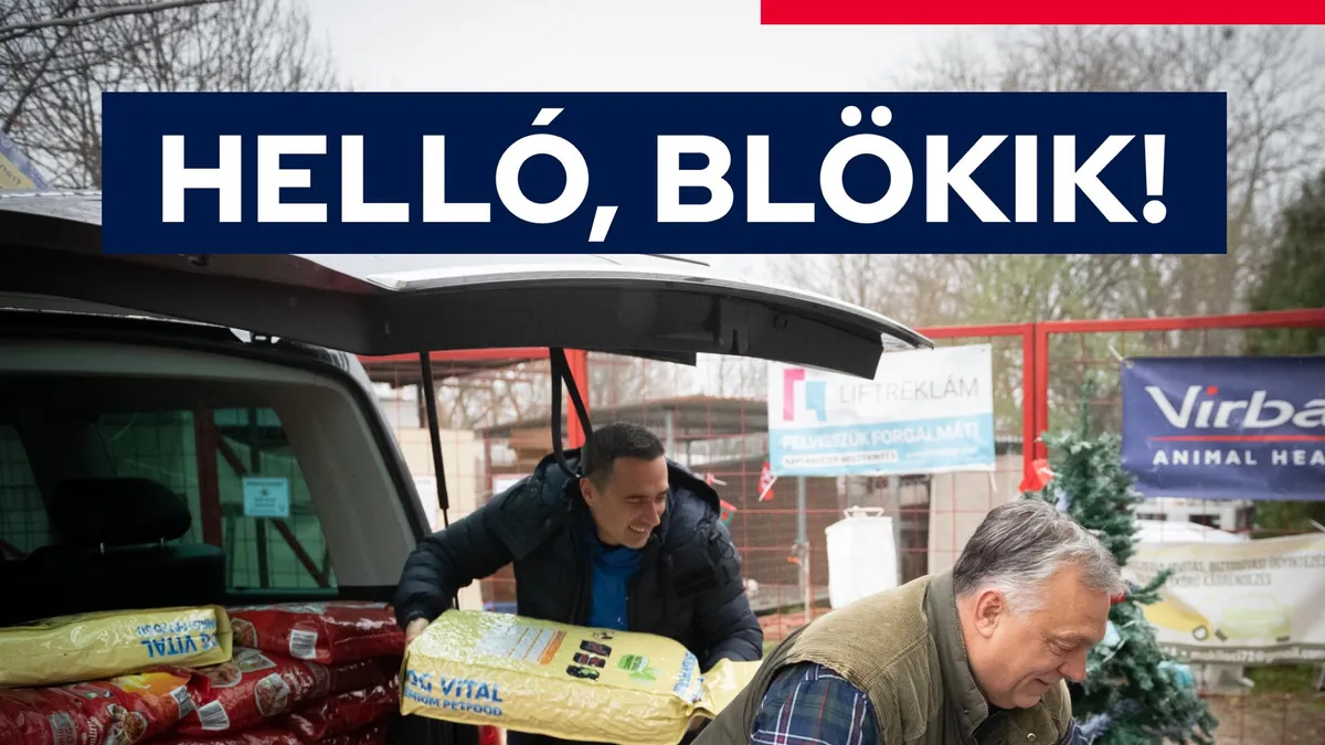 Orbán Viktor: Helló, blökik! - fotók - ORIGO