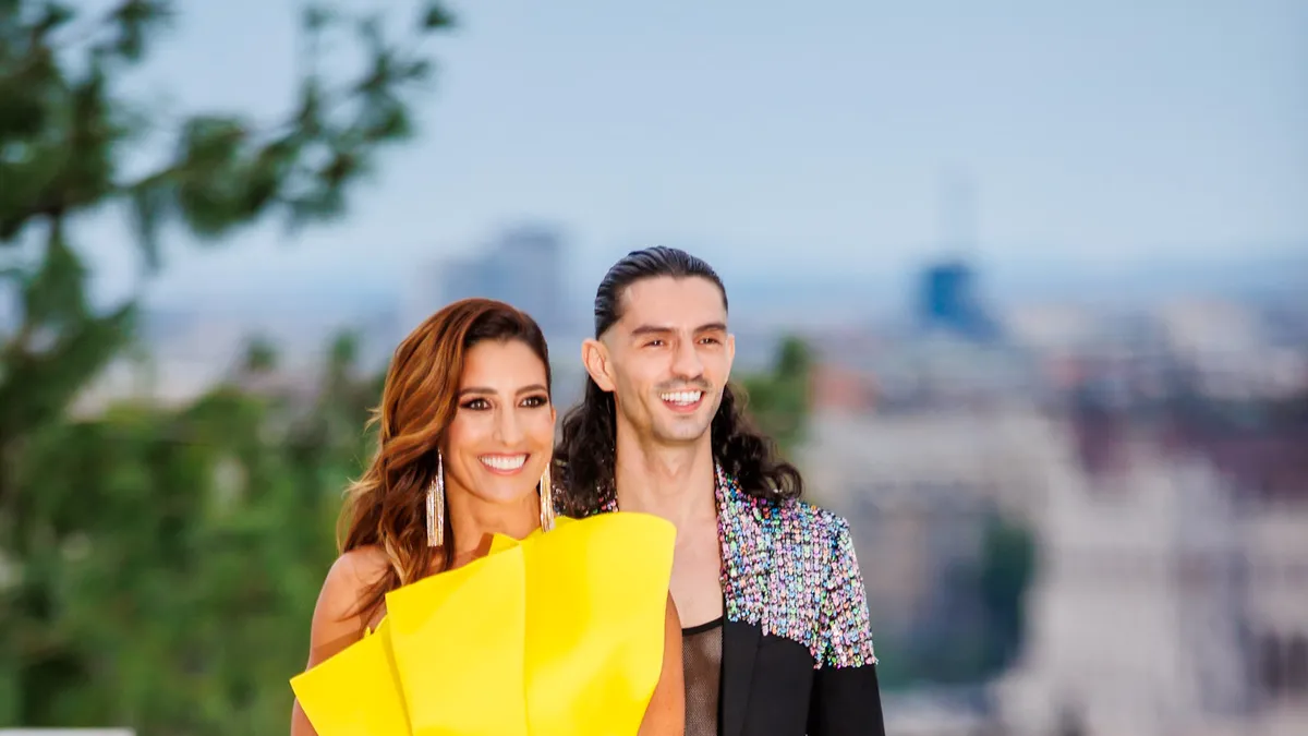 Rubint Réka és Andrei Mangra Balin készülnek a TV2 táncos műsorára ...