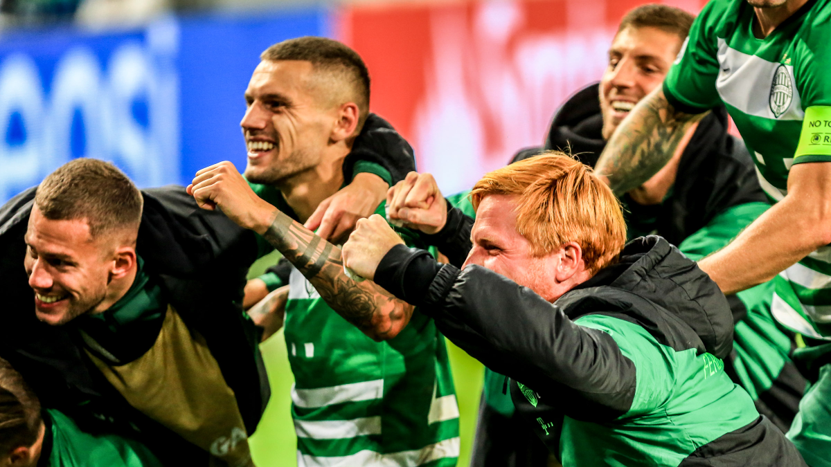 Sírtak, nevettek örömükben a Fradi játékosai - képek - ORIGO