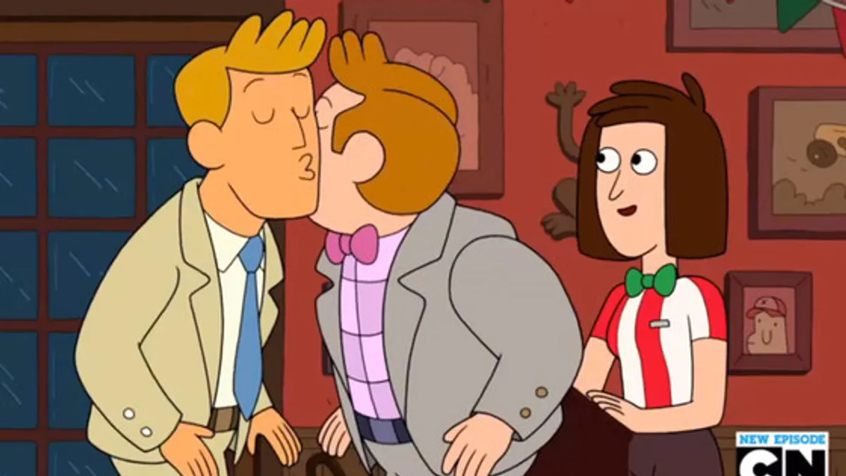 Nem vállalta be a melegcsókot a Cartoon Network - ORIGO