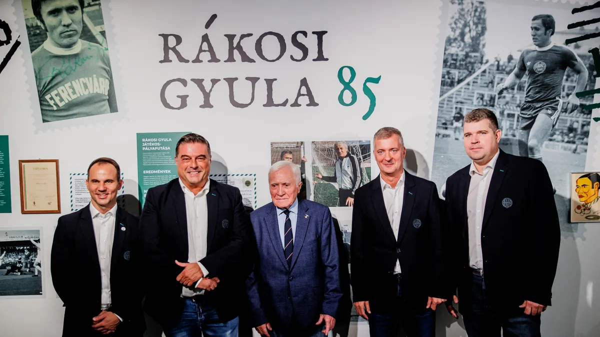 Kiállítás nyílt és könyv jelent meg a Fradi-legenda Rákosi Gyuláról - ORIGO