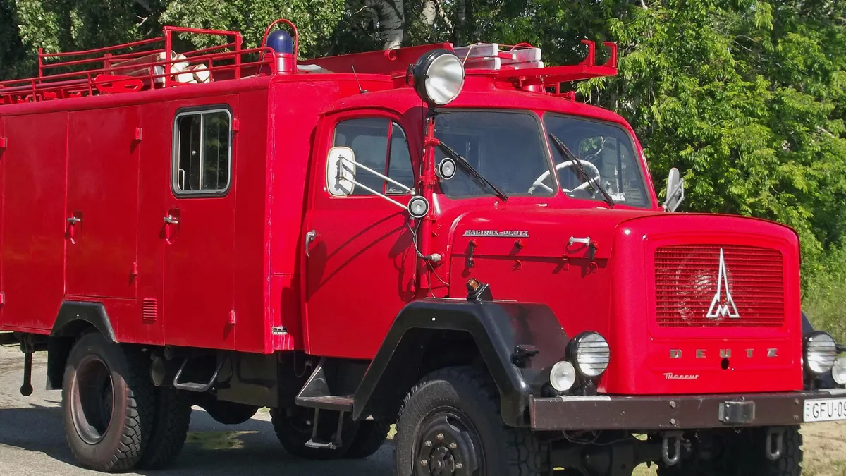 Ég a város, ég a ház is - A Magirus Deutz LF 16 TS tűzoltóautó tesztje ...