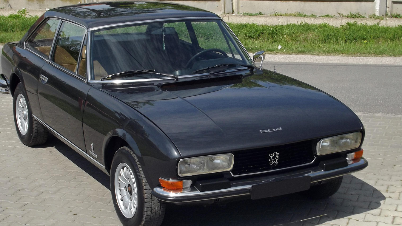 Francia tömegtechnika, olasz kézműves köntösben - Peugeot 504 Coupe V6 ...