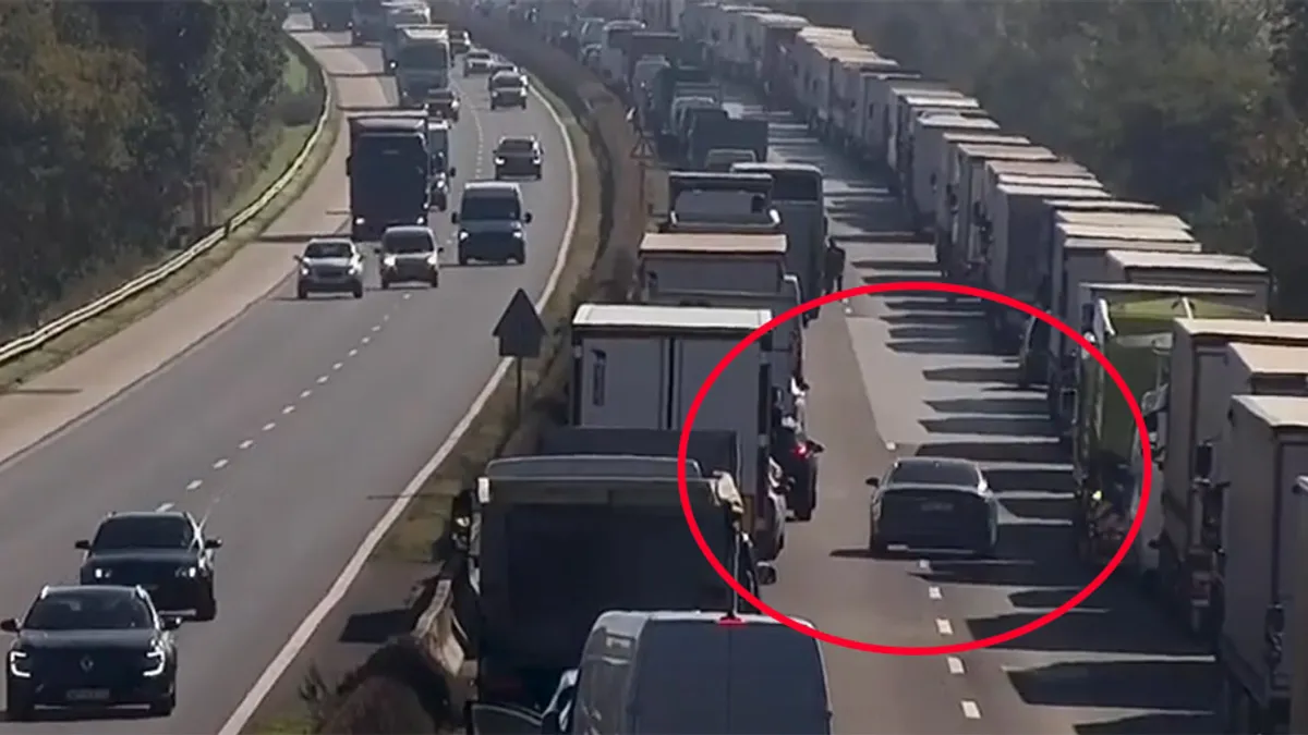 Súlyos baleset történt az M1-esen, szégyen, mekkora pofátlanságot mutattak be többen is - videó ...