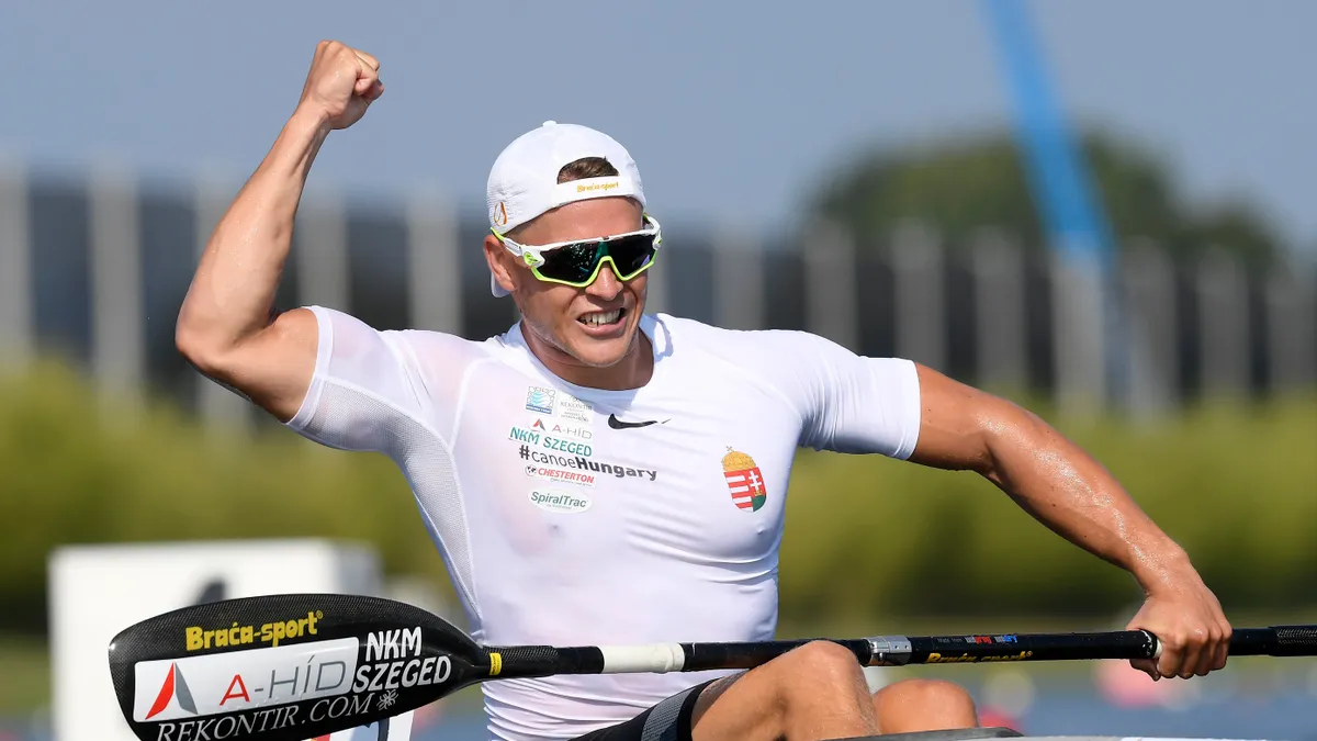 Nádas Bence és Lucz Anna is győzött 200 méteren egyesben a kajak-kenu ...