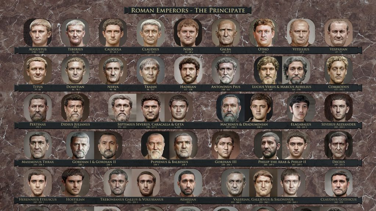 Így nézhettek ki egykor a Római Birodalom sorsát alakító császárok - ORIGO