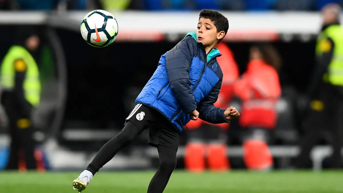 Őrület, mit tett Cristiano Ronaldo fia - ORIGO