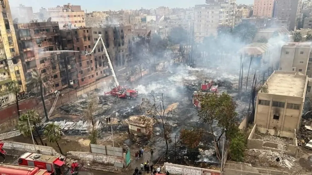 Porig égett az arab világ legrangosabb filmstúdiója Kairóban - ORIGO