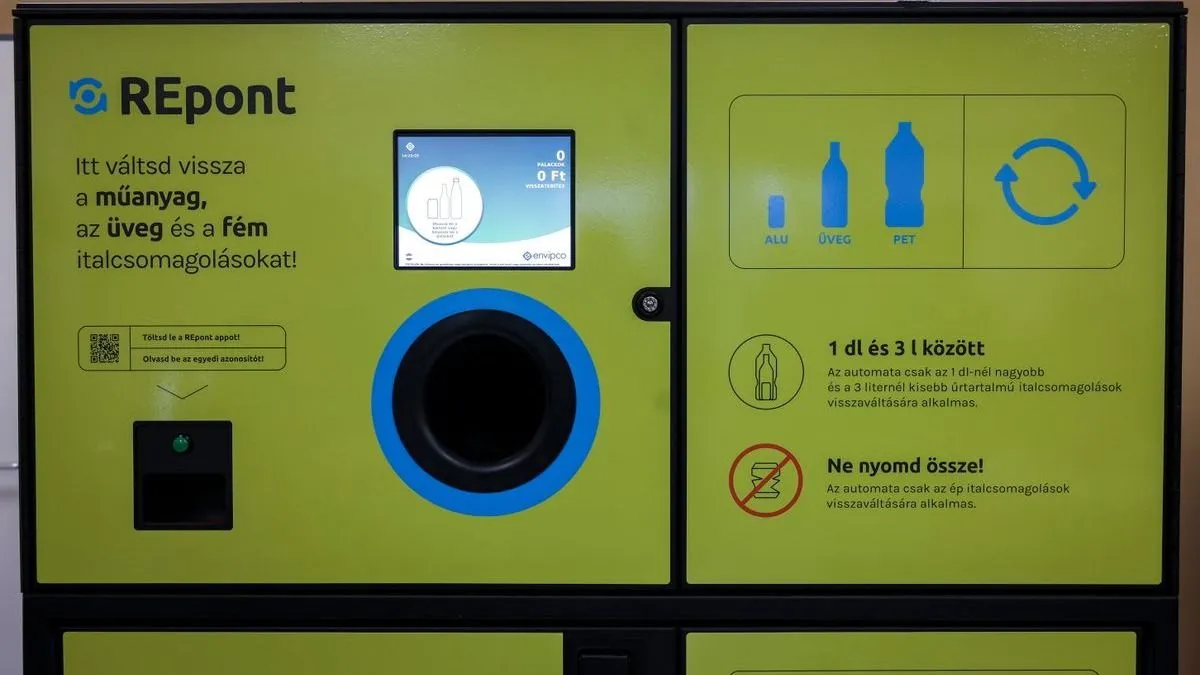 Elérte a 10 milliót a visszaváltott palackok száma a MOHU REpont ...