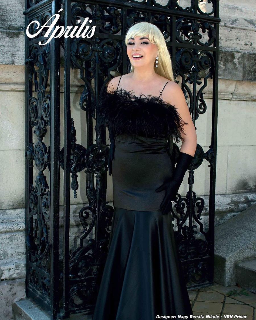 Kiszel Tünde 2025-ös naptárából mutatott pár fotót - ORIGO