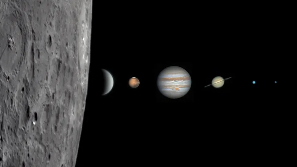 Naprendszer bolygói: elképesztő montázs - ORIGO