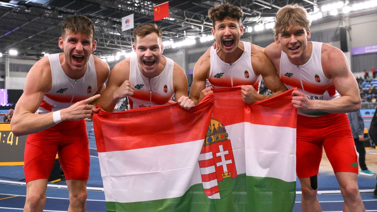 Világbajnoki bronzérmes a magyar férfi 4x400 méteres váltó - ORIGO