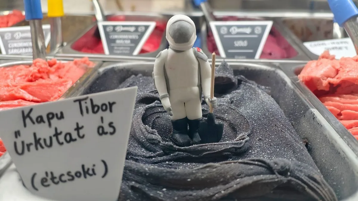 Kapu Tibor ihlette fagyi jelent meg egy cukrászdában - ORIGO