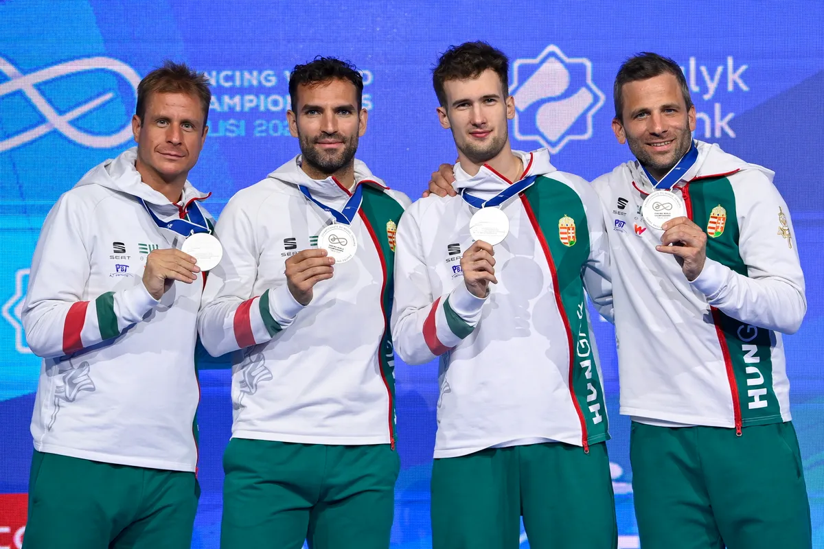 Vívás: Nehezen emésztik az ezüstöt a férfi kardozók - ORIGO