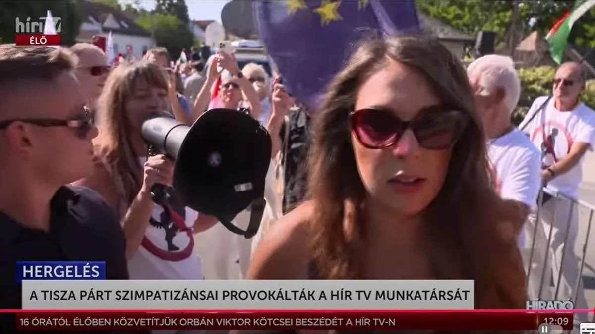 Nem bírnak magukkal a tiszások: Ruszin-Szendi fellökött egy újságírót, akasztással fenyegették ...