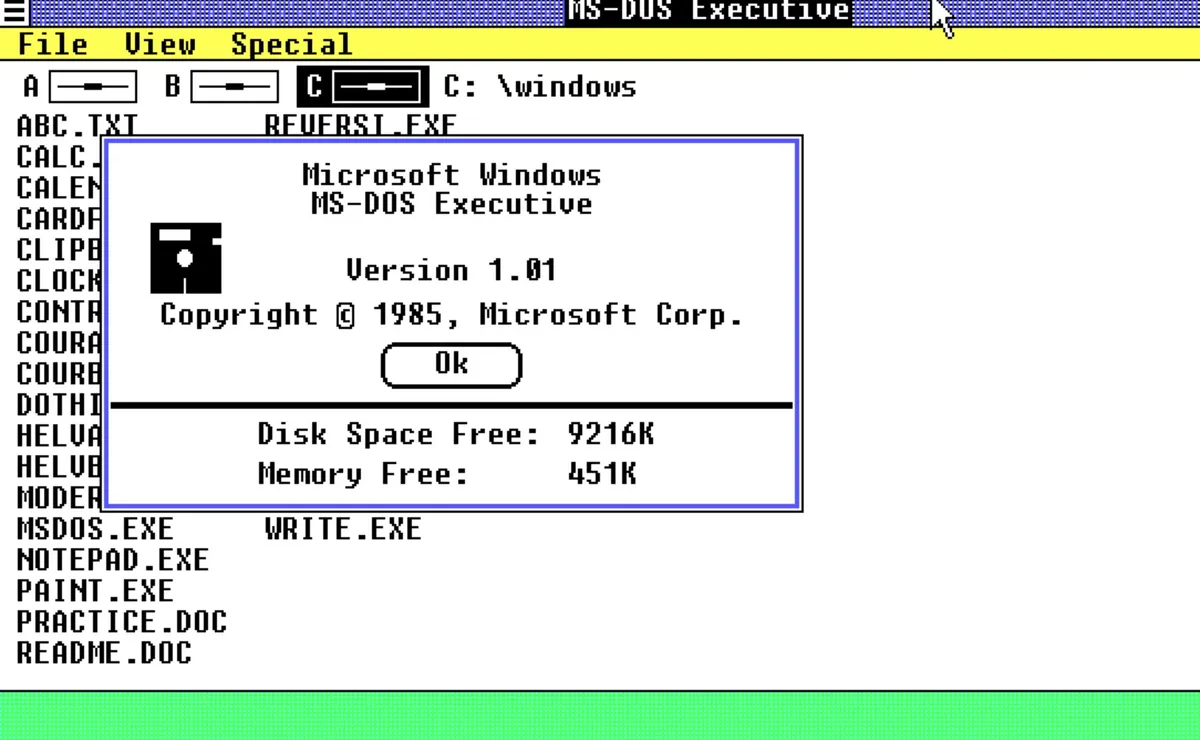 Windows 1.0 története: így indult el 1985-ben a modern PC-korszak ...