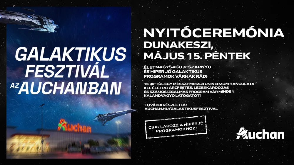 Galaktikus Fesztivállal várja vásárlóit a népszerű áruházlánc - ORIGO