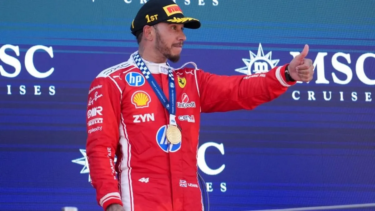 Lewis Hamilton örömmámorban értékelte első ferraris sikerét - ORIGO